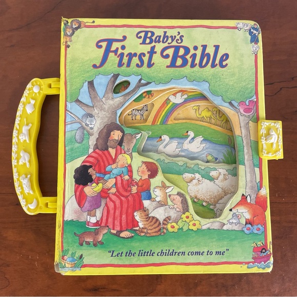 Book | Toys | Babys First Bible Book Illustrated Childrens Bible | Poshmark